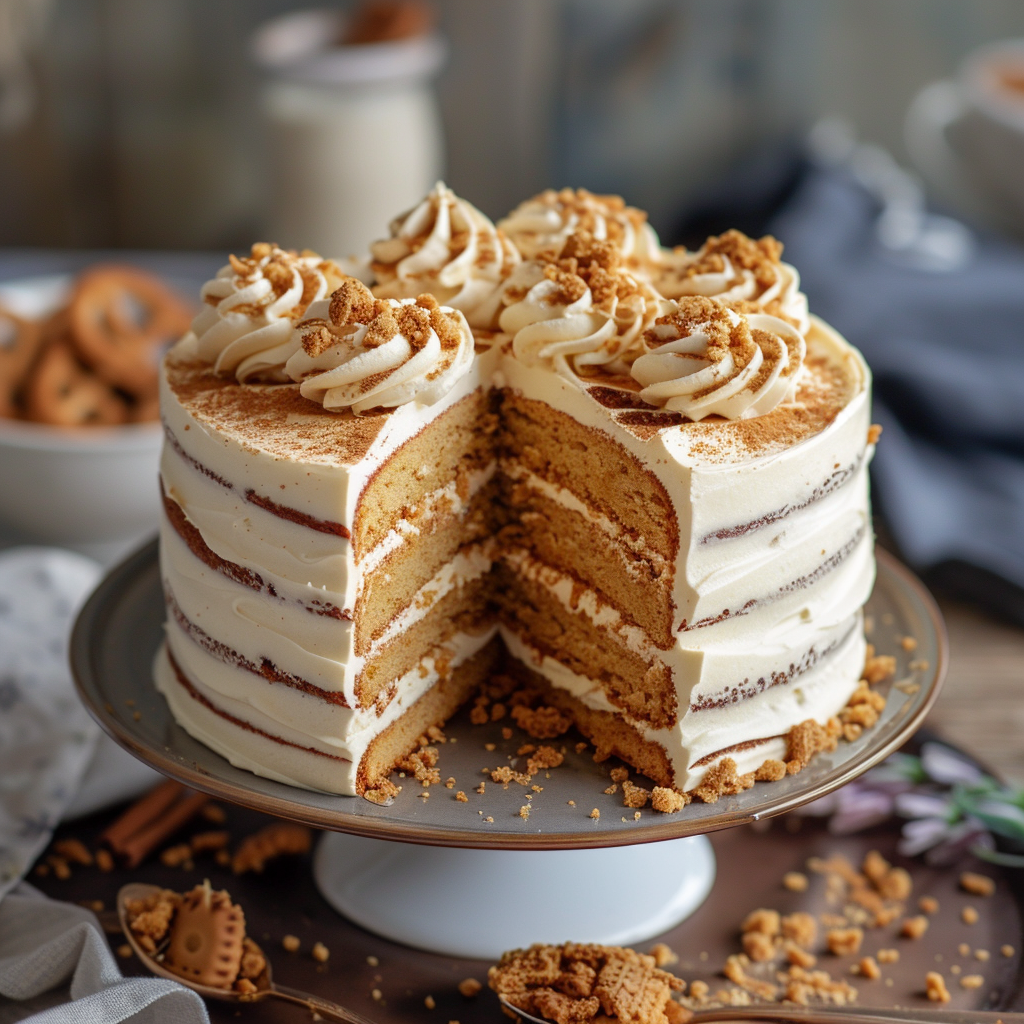 Delicious Biscoff Cake Recipe | Chef Yasna